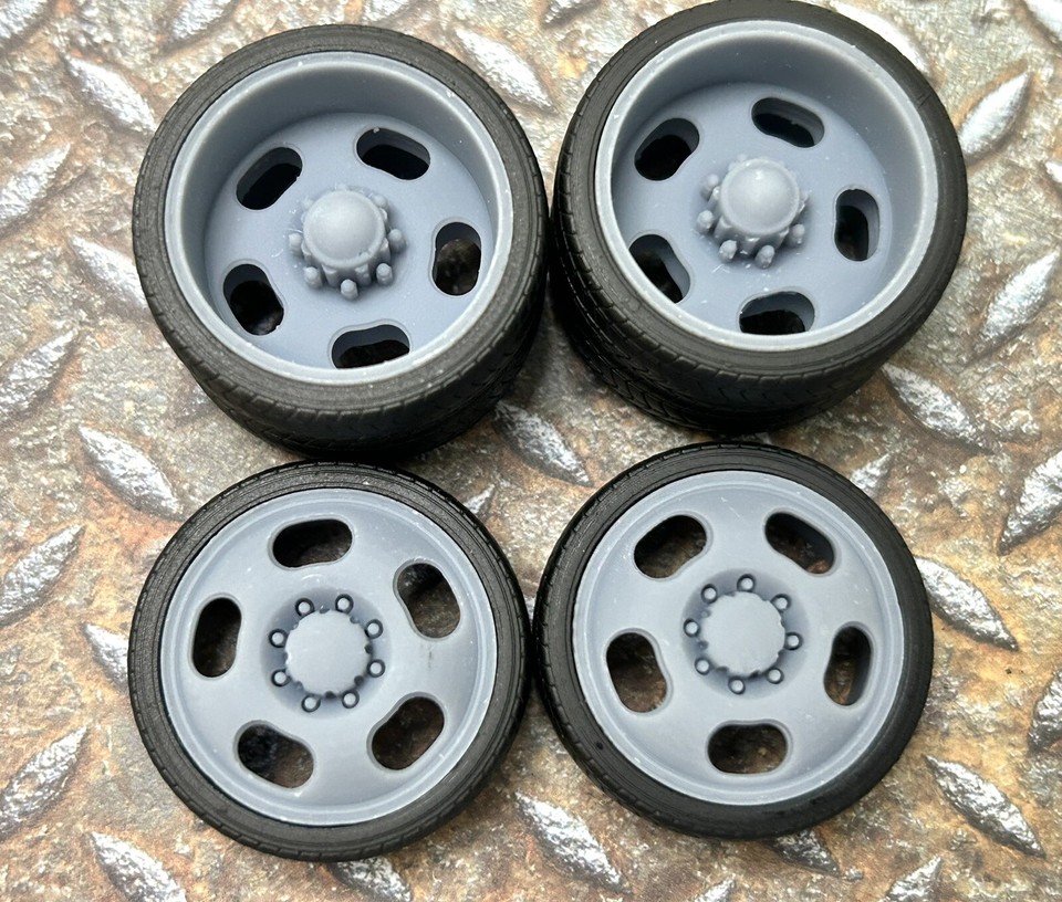 Resin 1/24 Scale: 26-inch “Intro Kidney Bean” Dually Wheels W/ Low ...