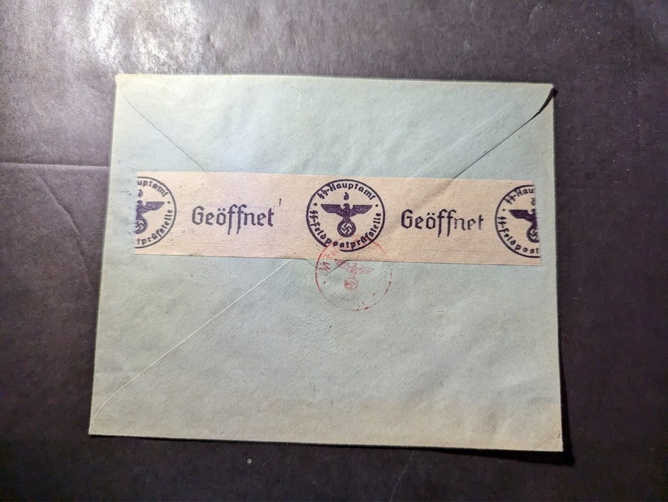 1944 France WWII Feldpost LVF Legion of French Volunteers Cover to ...