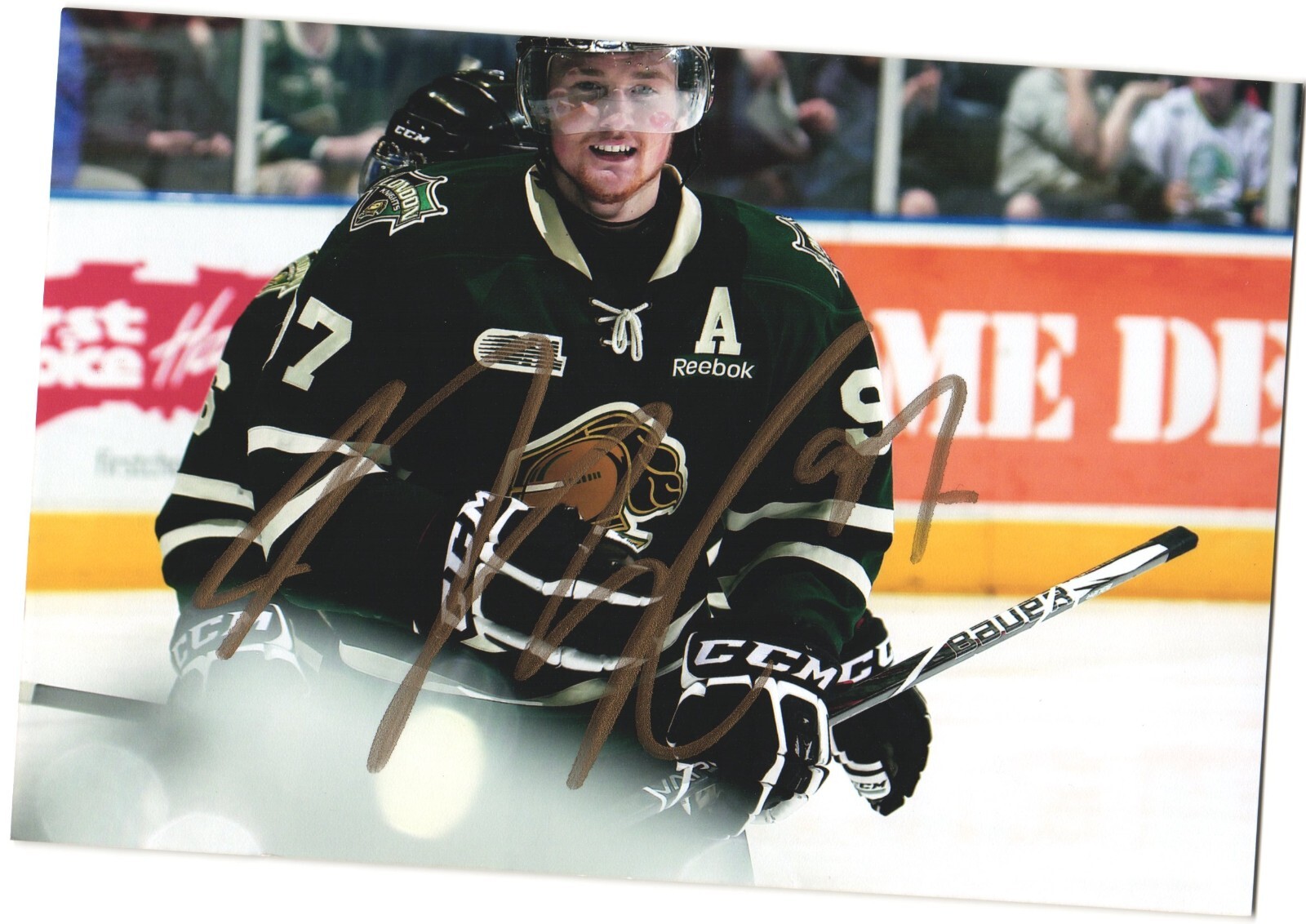 Jared Knight Autographed 4x6 Color Photo London Knights #97 Cutoff | eBay