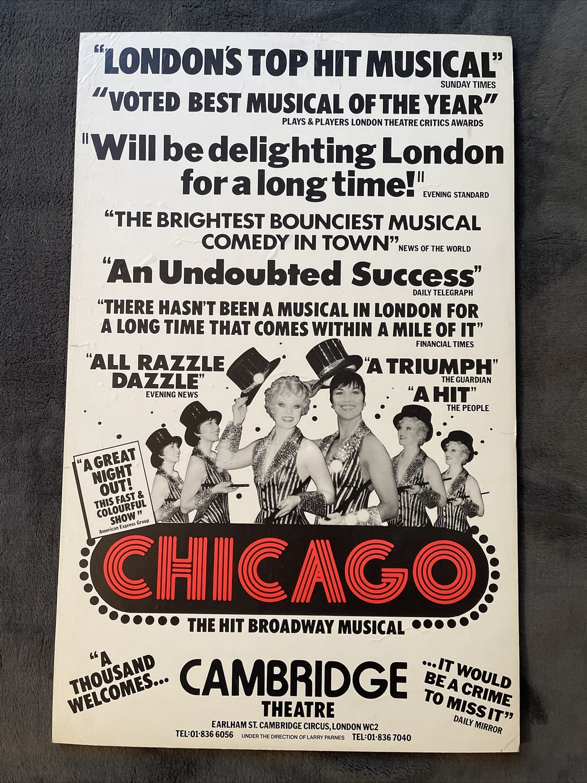 Chicago The Musical Poster