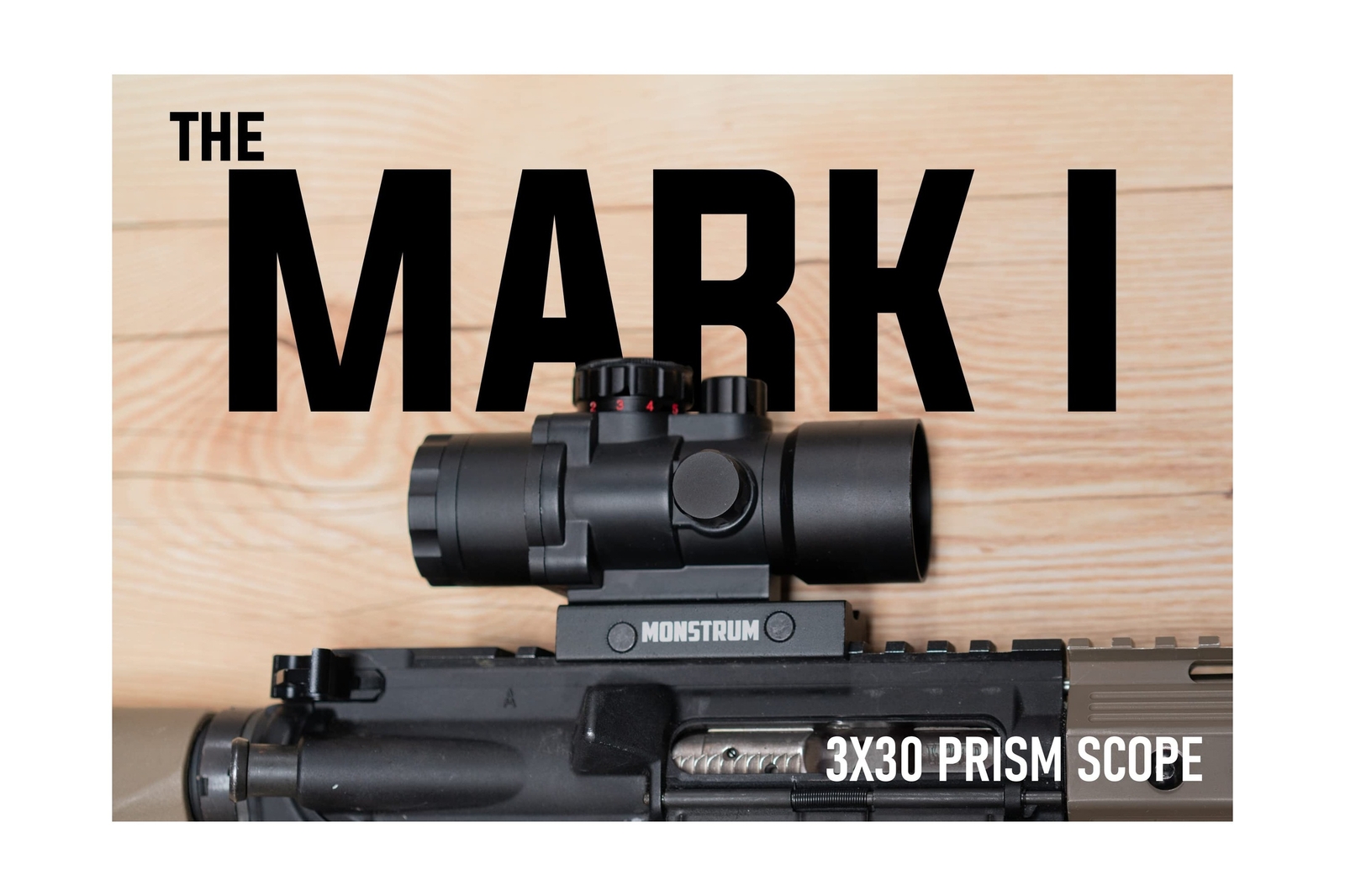 Monstrum Tactical S330p Ultra-compact 3x Prism Scope Black for sale online | eBay