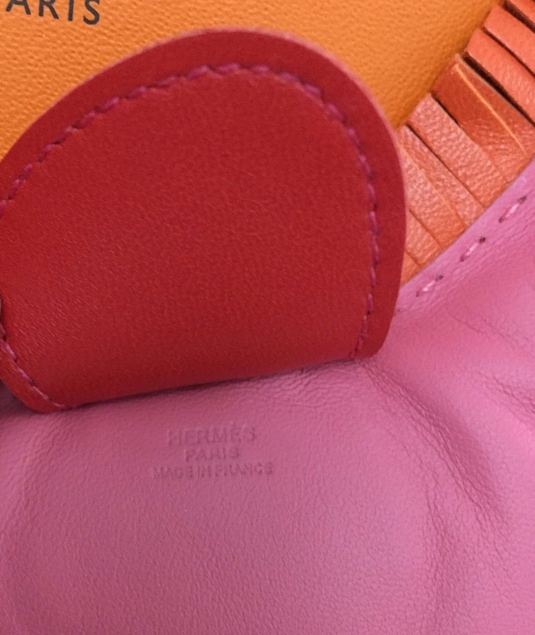Hermes Large Rodeo Horse Pony GM Pink Red Rose Azalee Azalea Orange Bag ...