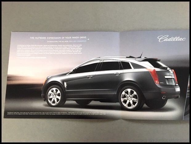 2010 Cadillac SRX Crossover Teaser Car Sales Brochure Folder | eBay