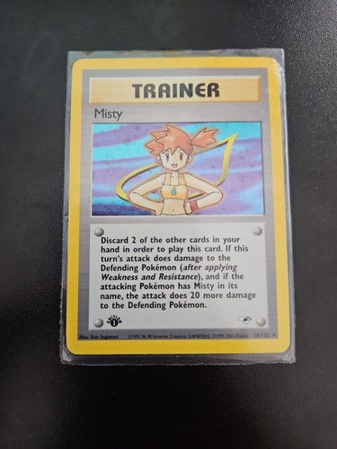 1st Edition Gym Heroes Misty HOLO 18/132 - EX! | eBay