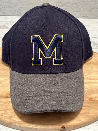 University of Michigan Wolverines M Logo Baseball Cap Hat Vintage ...