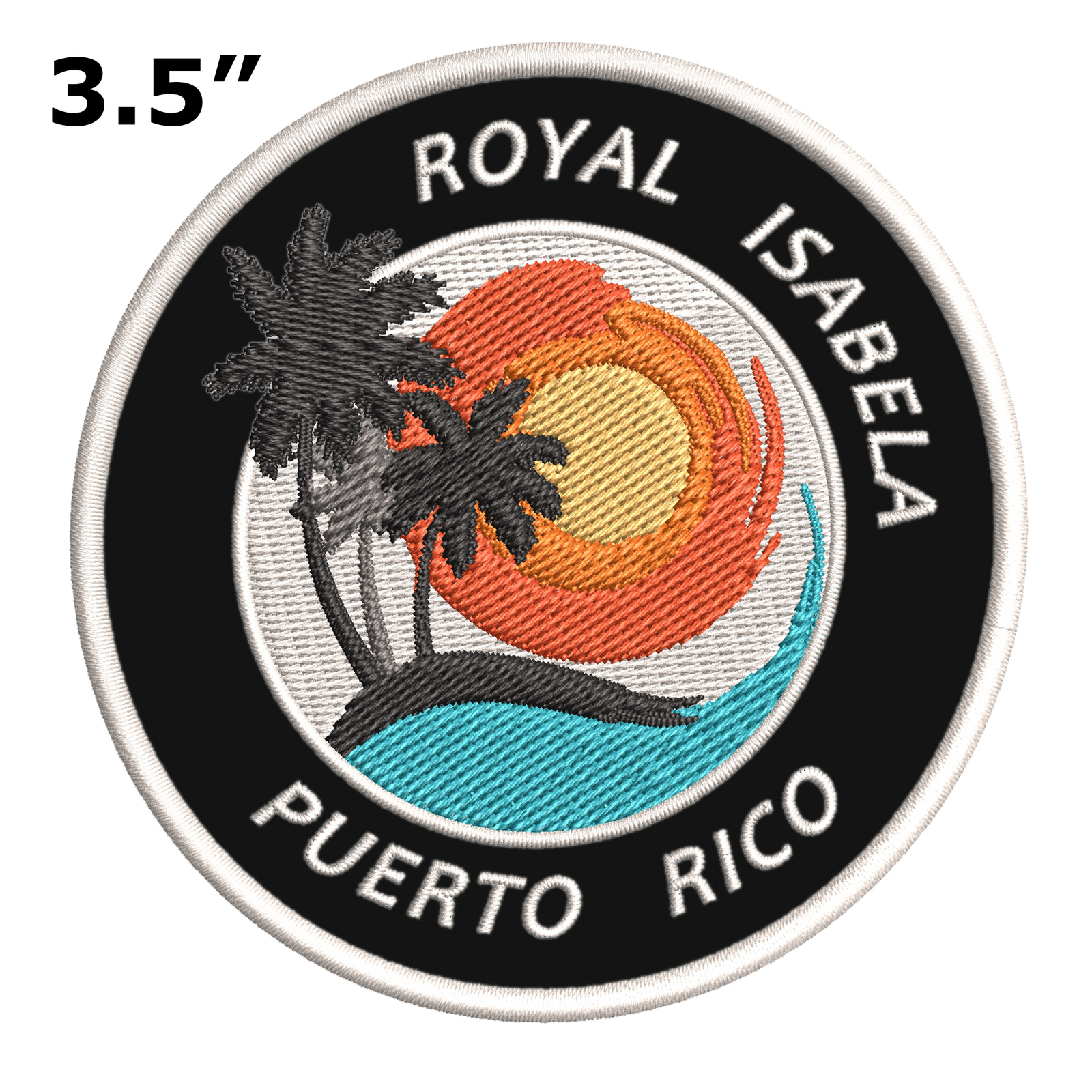 Royal Isabela Puerto Rico Souvenir Patch 3.5" Embroidered DIY Iron-On ...