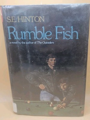 RUMBLE FISH 1975 1ST EDITION 9th PRINT HARDCOVER DJ S E HINTON ...