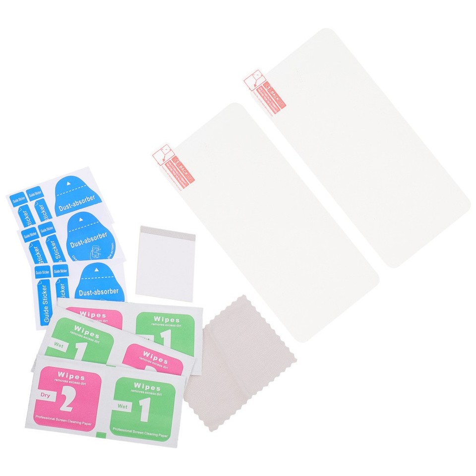 2 Sets Phone Screen Protector Mobile Tempered Film Cell Protective ...
