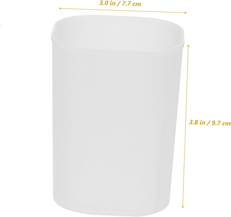 10 Piece Clear Frosted Pen Holder, Pencil Case, Pen Holder, Multi ...