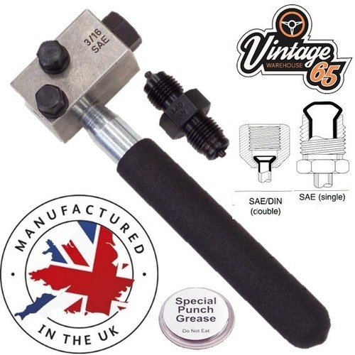 Riley Elf Manuale Sul Posto su Auto / Banco 0.5cm Tubo Freno Svasatura ...