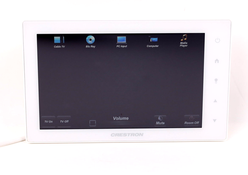 Fully Tested Crestron TSW-750-W-S 7” (White Smooth) Wall Touch Panel ...