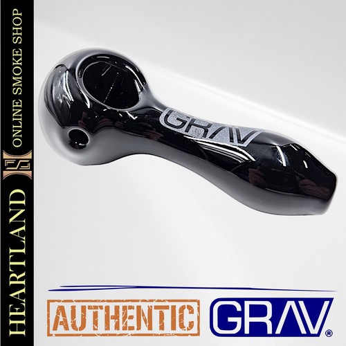 GRAV 4" CLASSIC SPOON Tobacco Spoon Hand Bowl Smoking Pipe BLACK | eBay