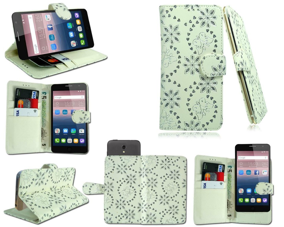 New Genuine Premium Leather Flip Wallet Phone Case Cover For IMO Q2 ...