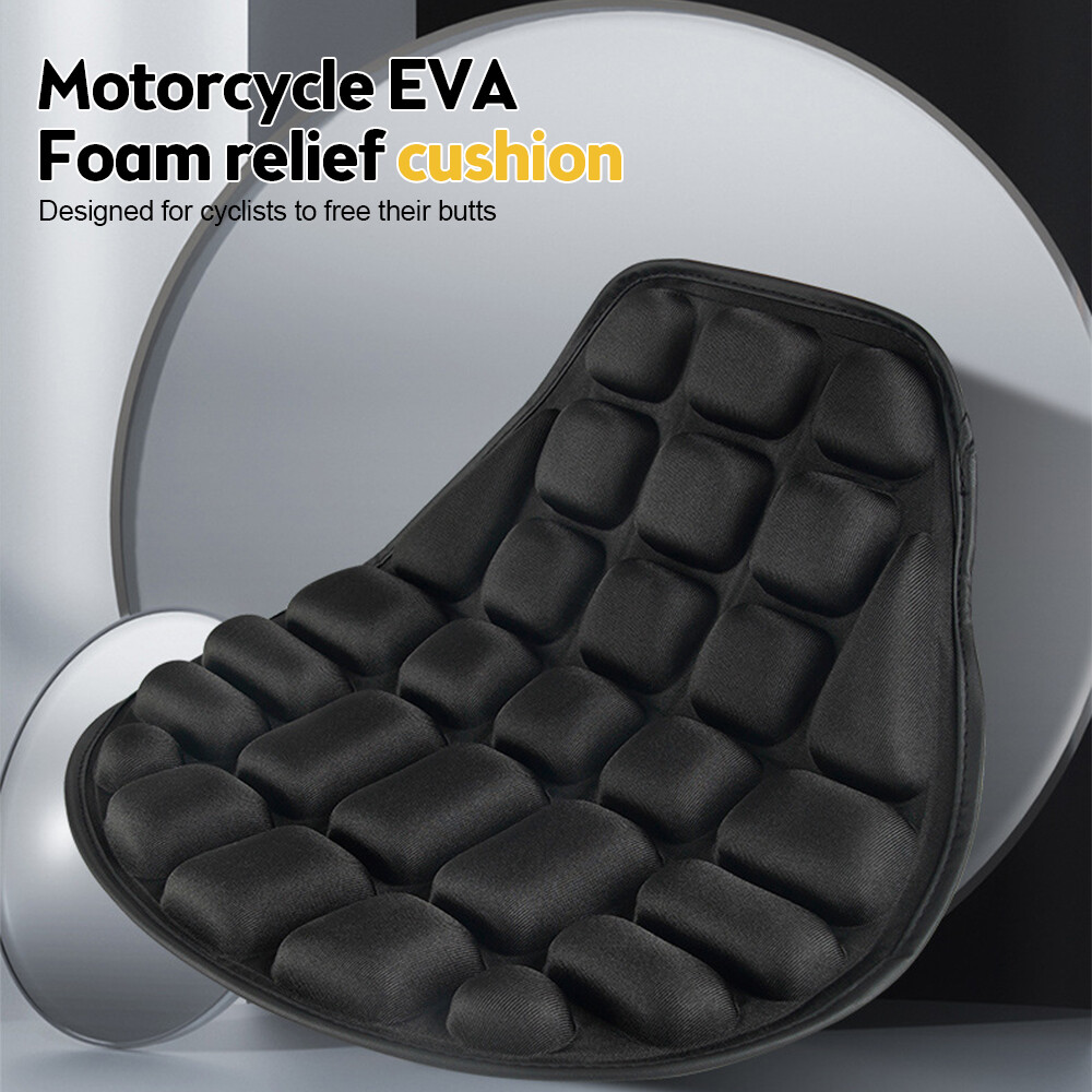 3D Motorcycle Seat Cushion Pad Motorbike Cover Universal Comfort ...