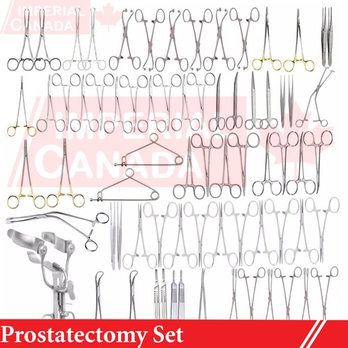 Prostatectomy Set of 77Pcs to remove part or all of the prostate gland ...