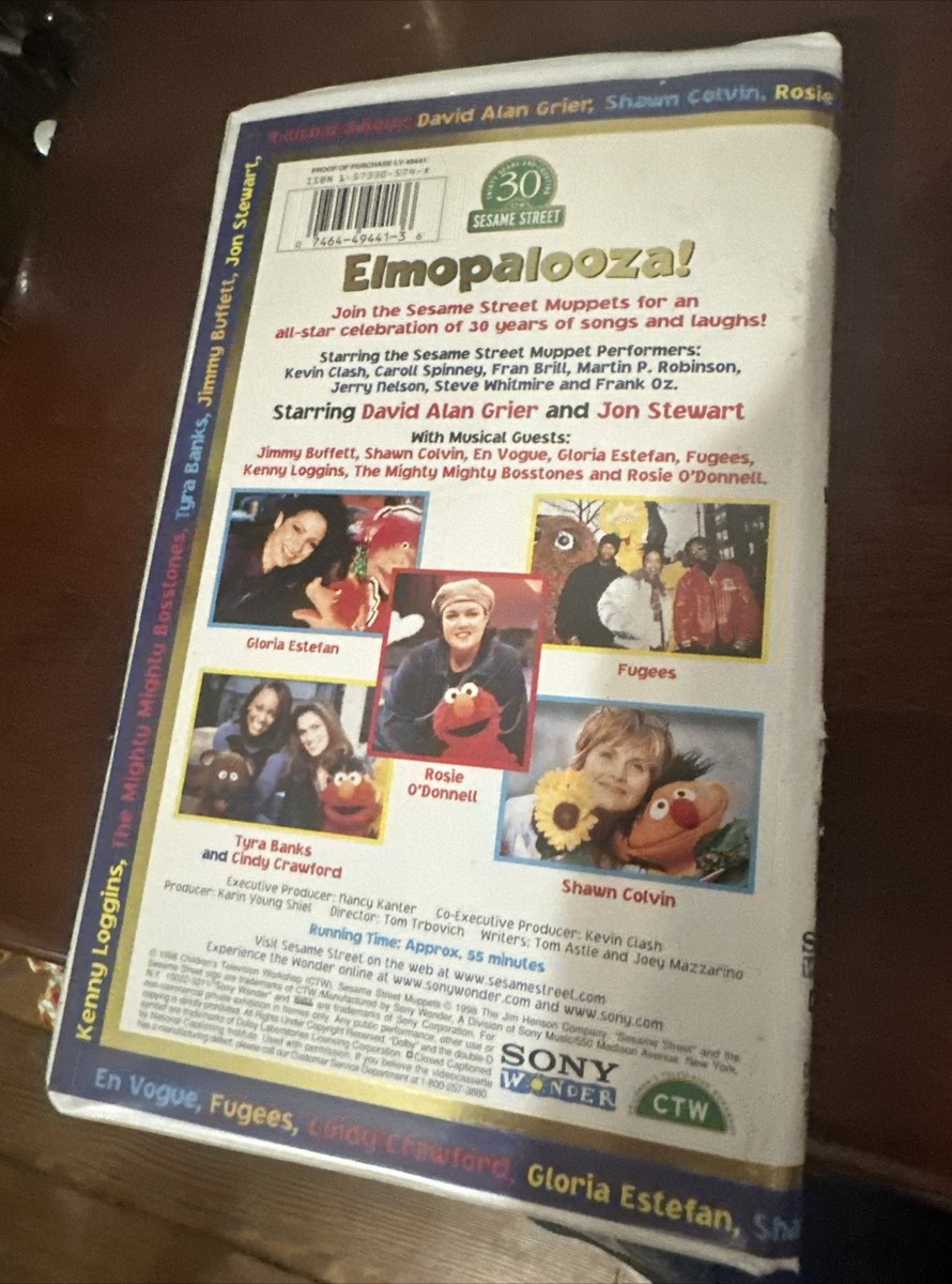 Opening Closing To Elmopalooza 1998 Vhs Youtube Sesame Street