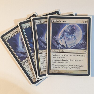 x4 Stasis Cocoon FOIL – Fifth Dawn – MTG Magic the Gathering Cards NM ...