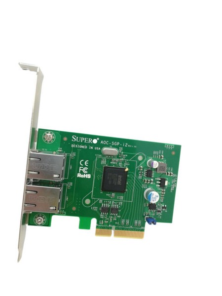 Supermicro Ethernet 1 Gbp/s Network Card - AOC-SGP-I2 for sale online ...