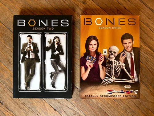 BONES DVD BOX SETS LOT Complete Seasons 2 & 3 Bonus Episodes Gag Reels ...