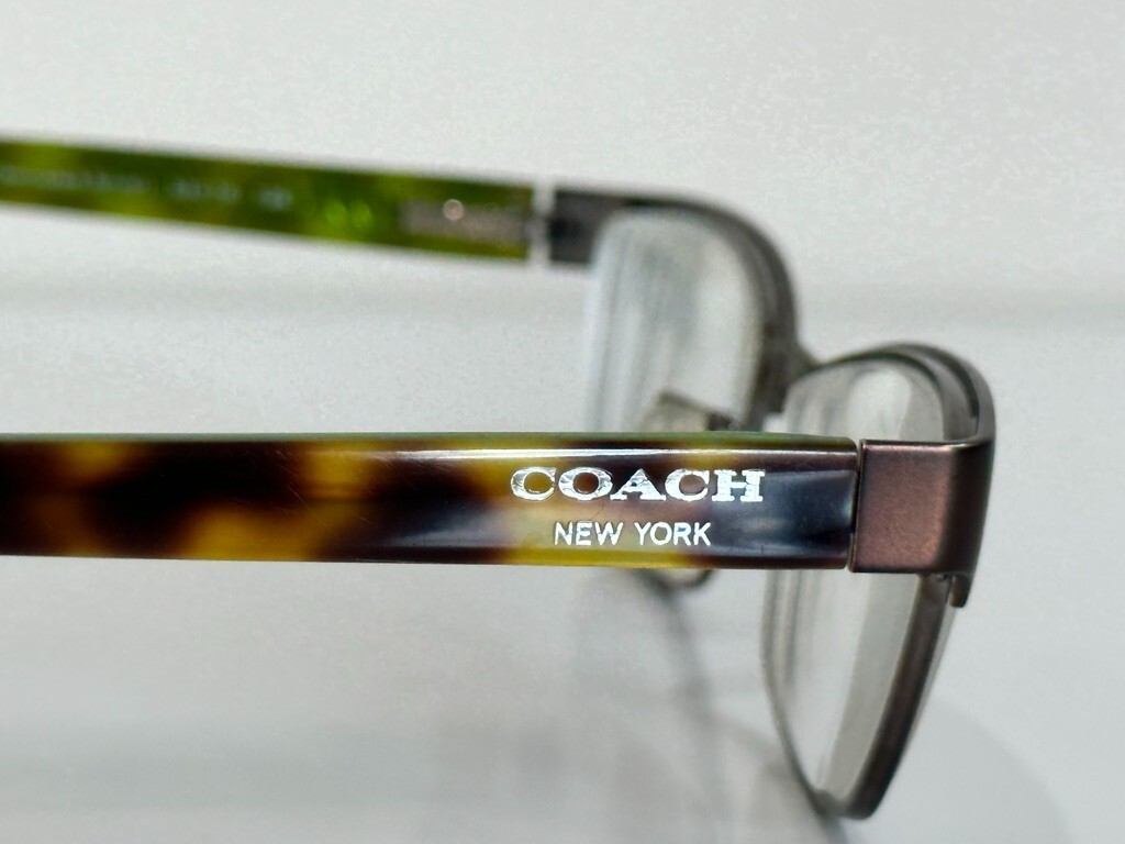Coach HC 5033 Alyson 9128 Women's Satin Brown Silver Eyeglasses Frame ...