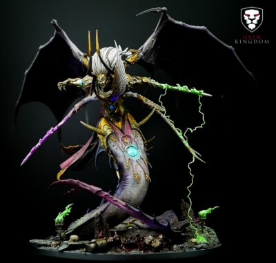 Warhammer 40k Fulgrim – Daemon Primarch of Slaanesh Pro Painted Ready 2 ...