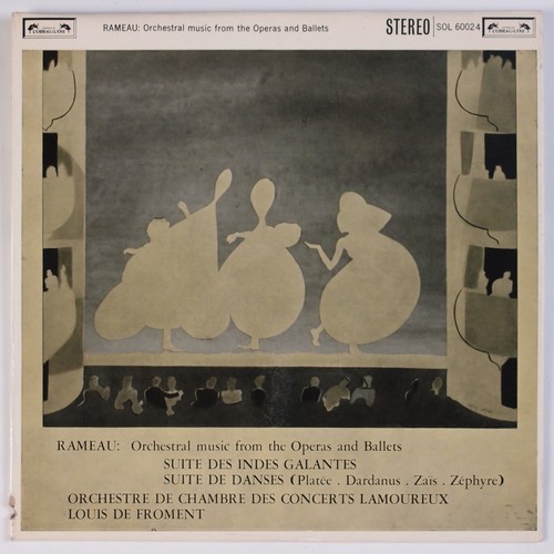 RAMEAU: Orchestral Music Ballet Operas L’OISEAU LYRE Stereo UK LP ...