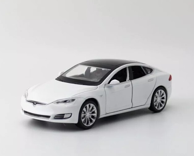 NEW- 1:32 Tesla Toy Cars Model S Die Cast Metal Model Cars for Kids ...