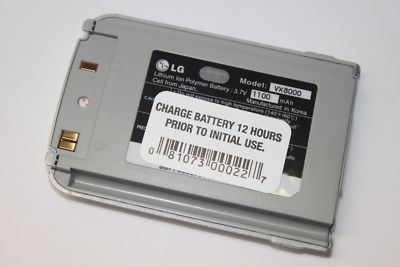Genuine Original OEM LG VX8000 Replacement Lithium Ion Battery 3.7V ...
