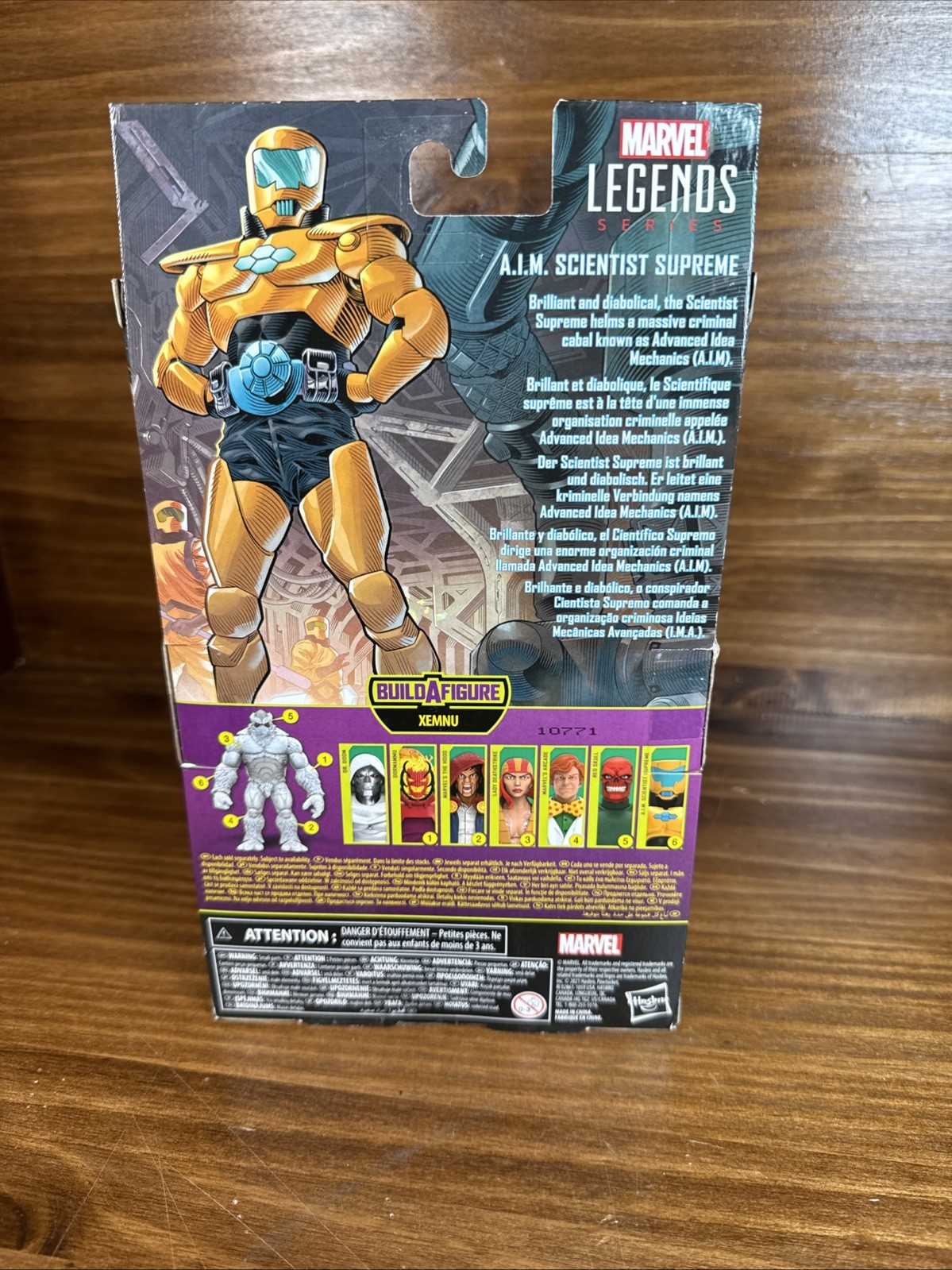 2021 Marvel Legends Super Villains A.I.M. Scientist BAF Xemnu 6" Action ...