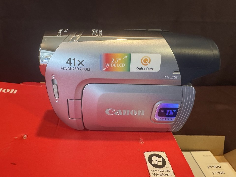 Canon ZR900 ZR900A MiniDv Mini Dv Stereo Camcorder VCR Player Video ...
