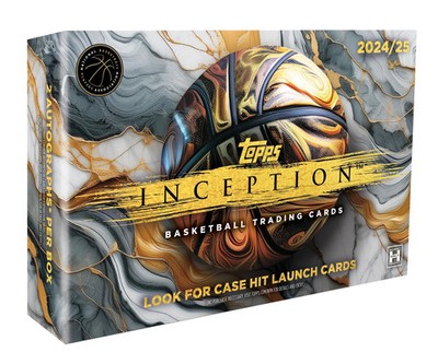 2024-25 Topps INCEPTION HOBBY BOX (2 AUTOS) Basketball Brand New QTY ...