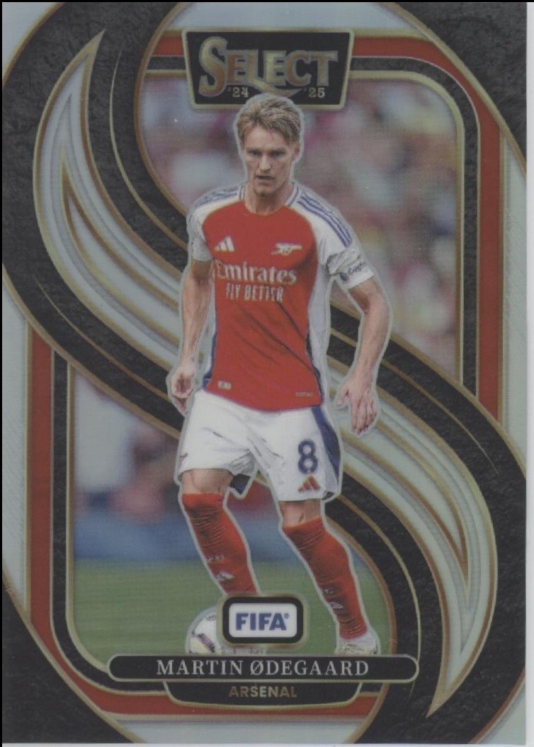 2024-25 Panini Select Fifa - Mezzanine Martin Odegaard #114 Flash Prizm ...
