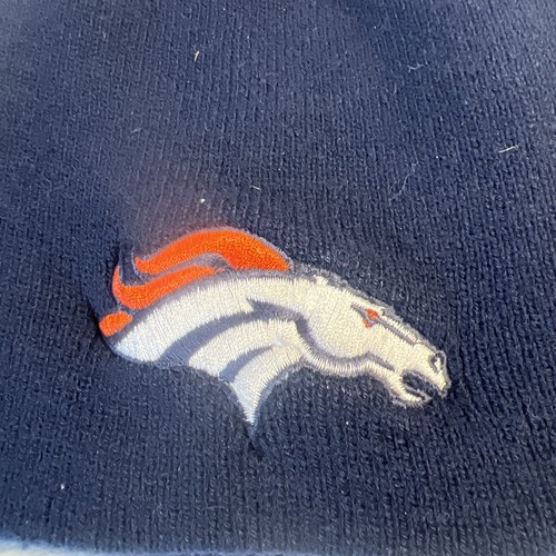 Denver Broncos Winter Hat Skull Cap Beanie Fleece Warm Blue Orange | eBay