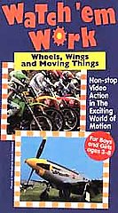 Watch em Work - Wheels, Wings, Moving Things (VHS, 2000) for sale ...