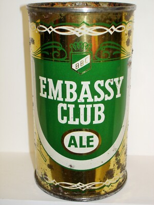 EMBASSY CLUB ALE (BEST BREWING - CHICAGO, ILL) Flat Top Beer Can | eBay
