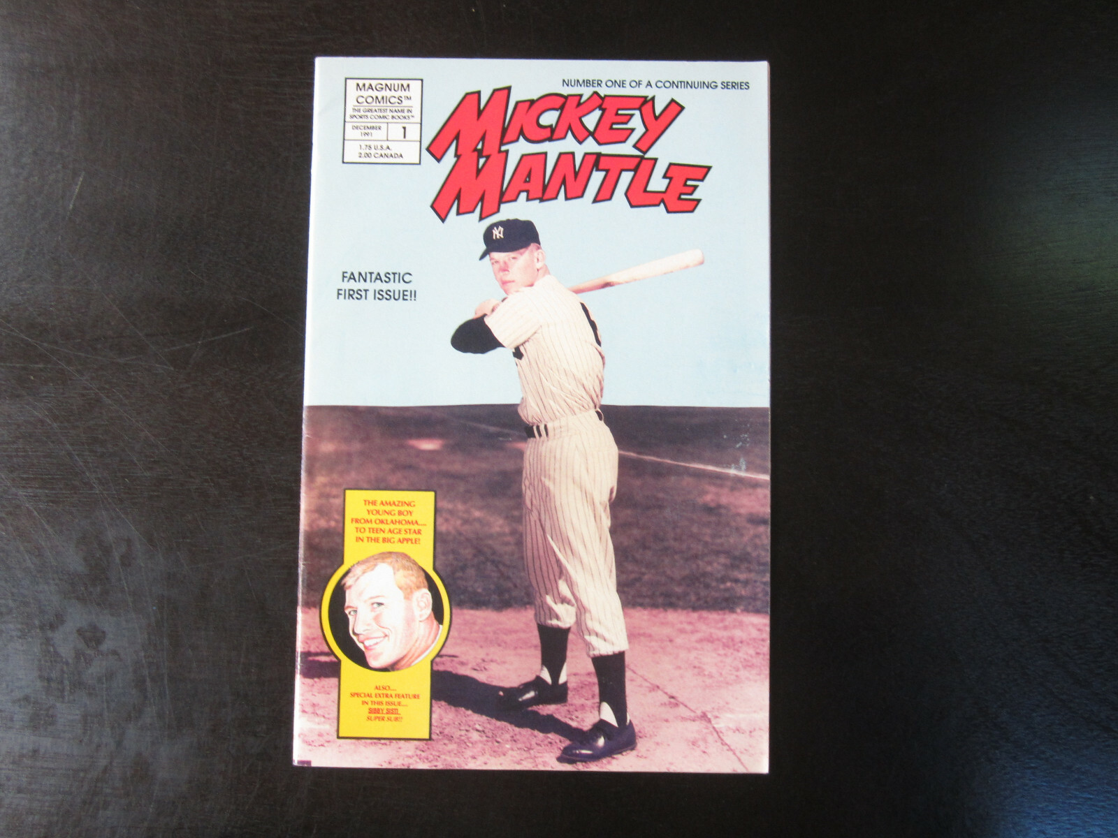 1991 Magnum Comics Mickey Mantle Comic Book Issue 1 New York Yankees | eBay