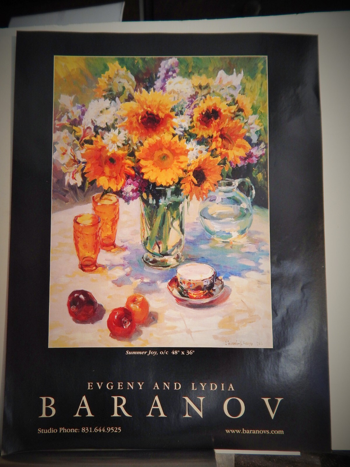 EVGENY & LYDIA BARANOV ART PIECES VTG ORIG 2008 ADVERTISEMENT | eBay