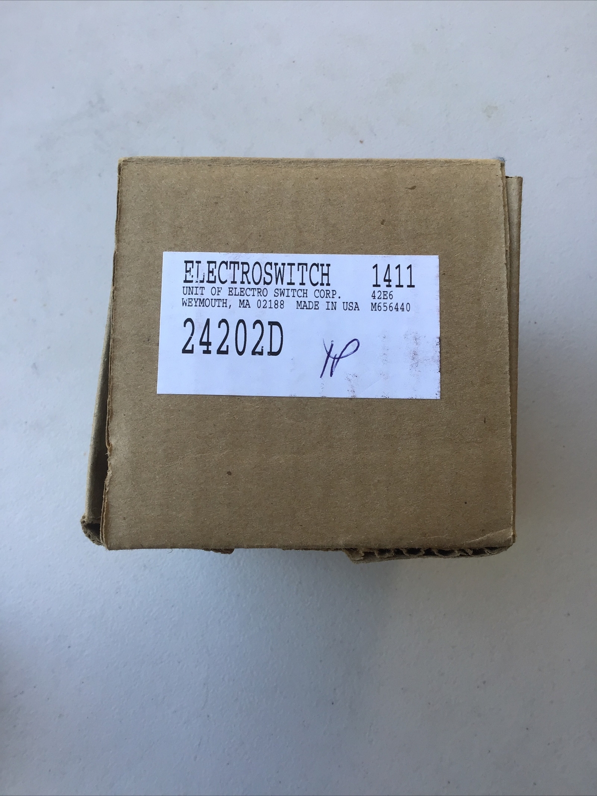 1 ELECTROSWITCH 24202D ROTARY RELAY SWITCH WITH ENGRAVING PLATE SERIES ...