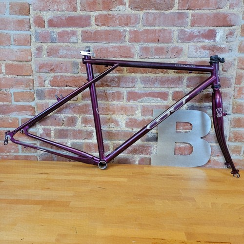 Vintage GT Cirque 700C Bicycle Frameset 19" (c-c) 100/135mm 3 Triangles ...