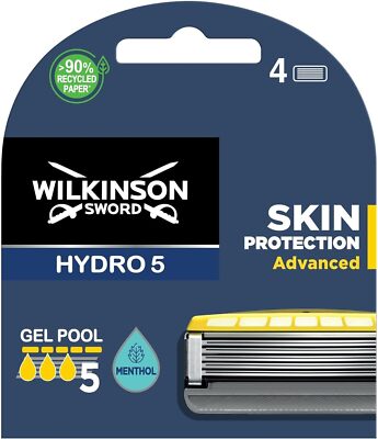Wilkinson Sword Hydro 5 Skin Protection Advanced - 4 5-Blade Razor ...
