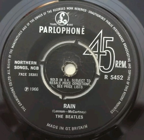 THE BEATLES - Paperback Writer/RAIN .. Vinyl, 7" Single, 1966 ...
