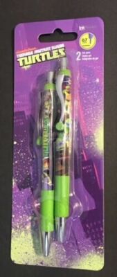 Set of 2 Teenage Mutant Ninja Turtles Ink Works Gel Pens 0.7 mm Black ...