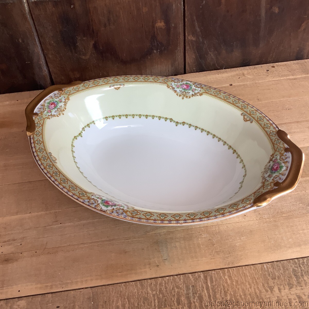 Meito China Annette Pattern Oval Vegetable Bowl 11.25" Made in Japan ...