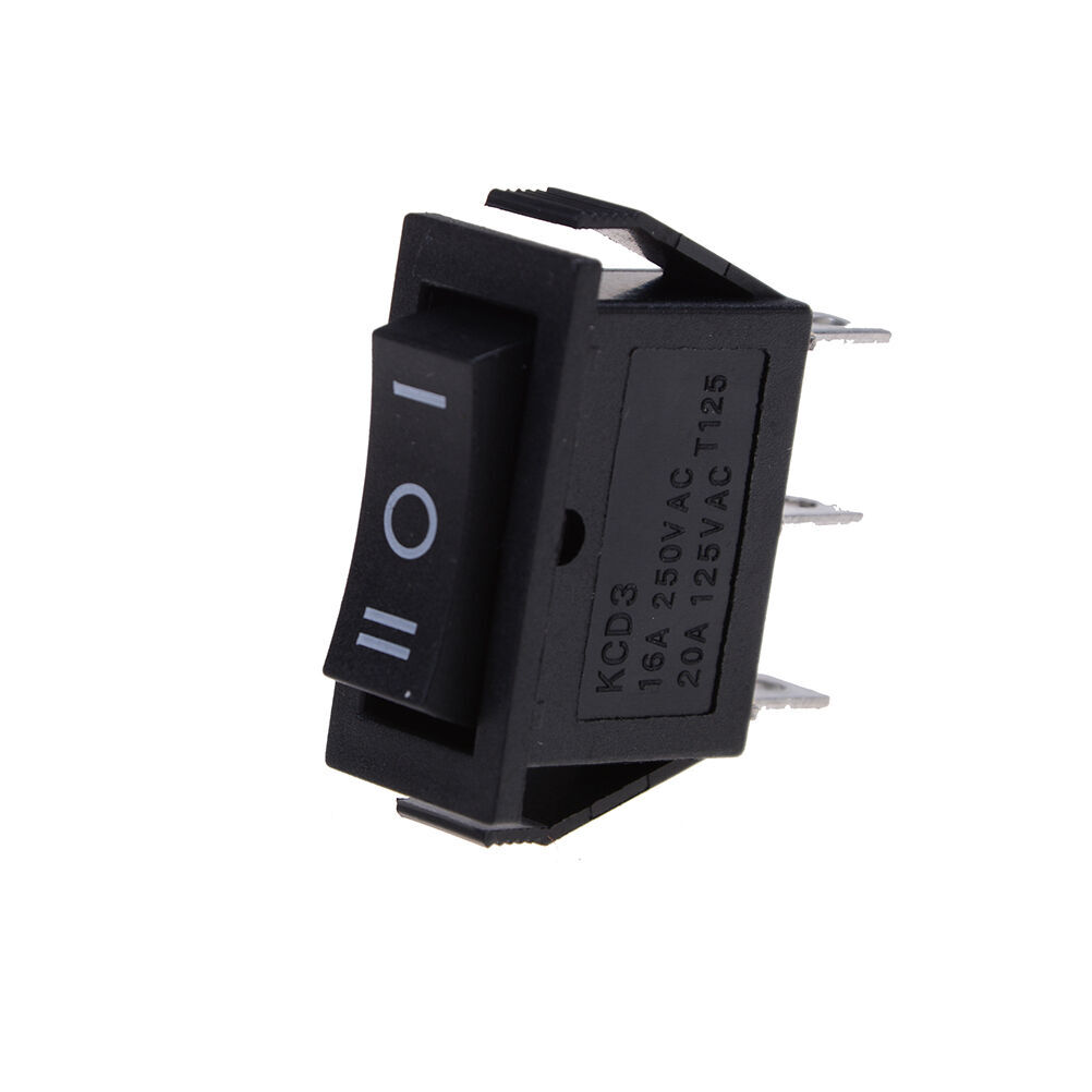 2x Square Rocker Car/Machine Switch SPDT 3-Position AC 15A 250V / 20A ...