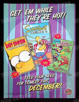 The Simpsons Bongo Comics Group 2006 Trade Print Magazine Ad Poster ...