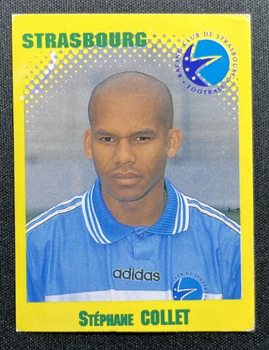 N°314 STEPHANE COLLET RC STRASBOURG RCS MEINAU PANINI FOOT 98 FOOTBALL ...