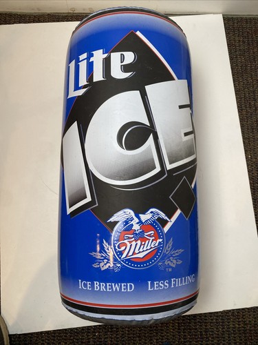 Vintage Inflatable Miller Lite Ice Beer Can 25" Tall 11" Wide | eBay