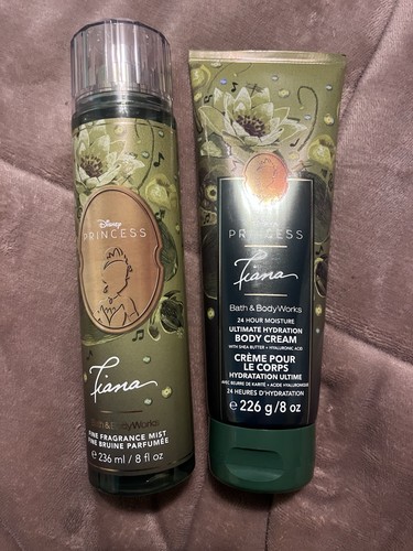 Disney Princess Tiana Bath & Body Works Mist & Cream SET (Gift ...