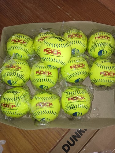 1-Dozen TRUMP X-ROCKS USSSA CLASSIC M Softballs-(ALL Brand New In ...