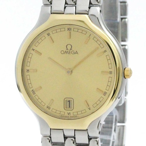 Orologio Uomo Omega Devil K18 Acciaio Oro Quarzo 4330.62, Usato Dal Giappone | eBay